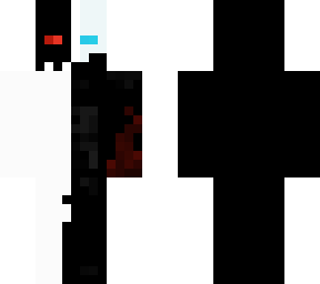 The Blasck and White Entity | Minecraft Skin