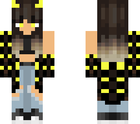 Yellow Demon Girl Modified | Minecraft Skin