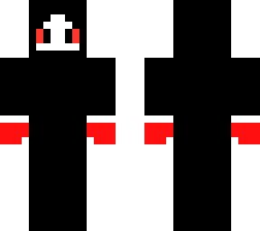 black and white entity | Minecraft Skin