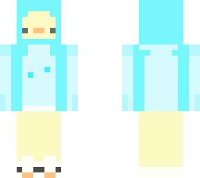 blue hoddie duck | Minecraft Skin