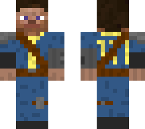 Fallout suit vault 111 2.0 | Minecraft Skin