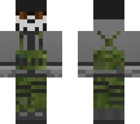 ghost mw2 | Minecraft Skins