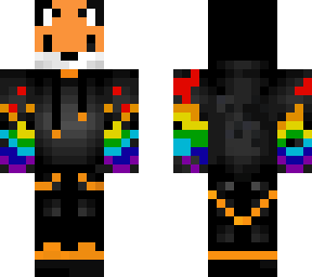 rainbow fox | Minecraft Skin