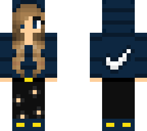 Blue Nike Girl | Minecraft Skin
