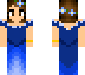 Blue Prom Gown | Minecraft Skin