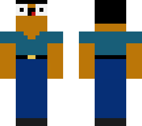 shocked noob skin v2 | Minecraft Skin