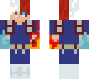 Shoto Todoroki mha bnha my hero academia | Minecraft Skin