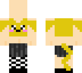 base for pikachu girl | Minecraft Skin