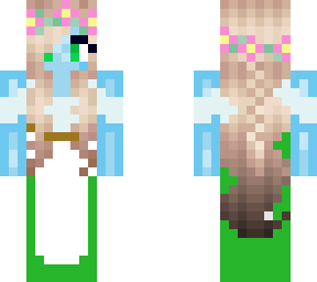 Blue gypsy girl | Minecraft Skin