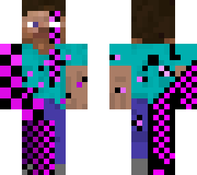 Corrupted Steve | Minecraft Skin
