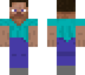 Extra Hairy and Handsome Steve | Minecraft Skin