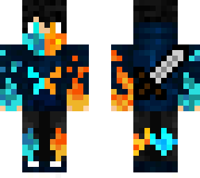 Fire and Ice | Minecraft Skin