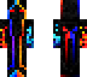 Fire and Ice Robe | Minecraft Skin