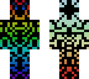 rainbow raider | Minecraft Skin