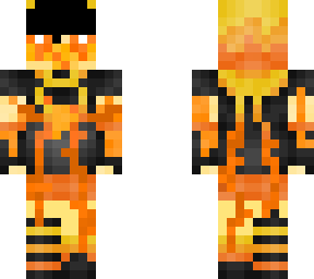 The Orange hero | Minecraft Skin