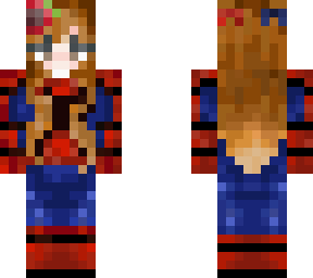 Two Layered Spider Girl | Minecraft Skin