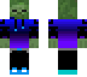cool blue zombie!!! | Minecraft Skin