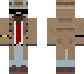 Detective bear | Minecraft Skin