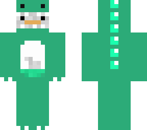 Dino Duck Variation by polarbearman | Minecraft Skin
