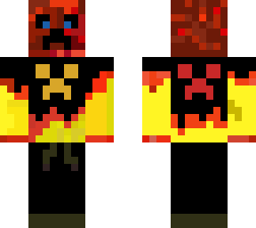 Fire Creeper | Minecraft Skin