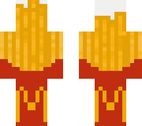 McDonald fries | Minecraft Skin