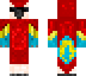 Red parrot | Minecraft Skin