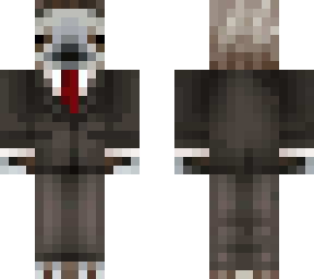 Sloth with removable suit | Minecraft Skin