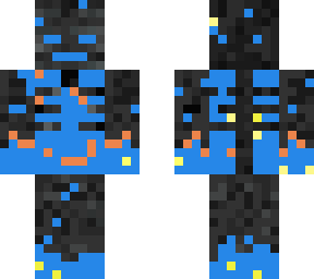 Water and a bit of lava skeleton | Minecraft Skin