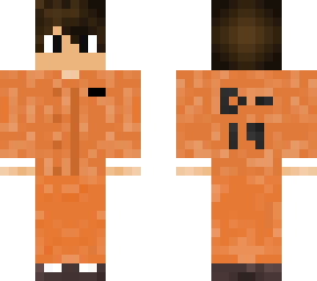 Class D inmate scp | Minecraft Skin