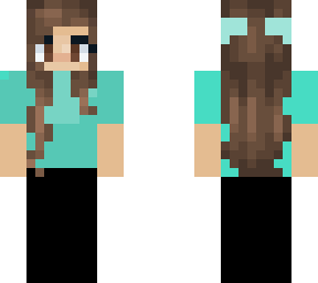 Teal Girl | Minecraft Skin