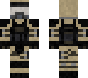 apocalyptic Soldier with 2 shoulder pads change | Minecraft Skin