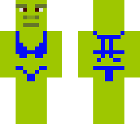 bikini shrek | Minecraft Skins
