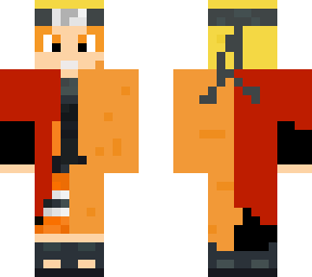 Naruto modo kurama | Minecraft Skin