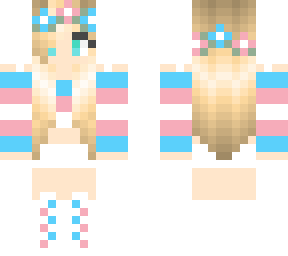 Transgender Pride Skin | Minecraft Skin