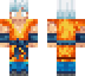 Ultra Instinct Goku | Minecraft Skin