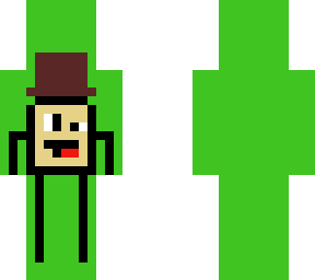- Derp - Mr. Green Screen Potato Man | Minecraft Skin