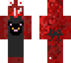 Black Cat Caf Apron (Red Jaw) | Minecraft Skin