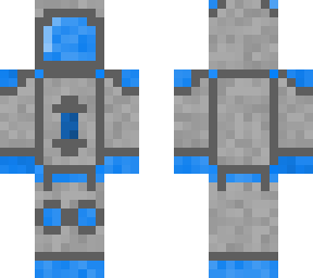 blue space suit | Minecraft Skin