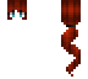 HB - Redhead - Super Long Ponytail | Minecraft Skin