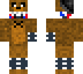 ignited Freddy | Minecraft Skin