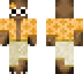 Orange beach weasel | Minecraft Skin
