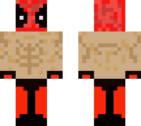 Skin de Deadpool Minecraft Pau | Minecraft Skin