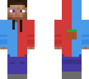 Steve With Mixed Jacket | Minecraft Skin