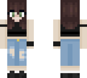 girl with bangs | Minecraft Skin