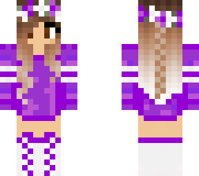 Purple Crown Girl | Minecraft Skin