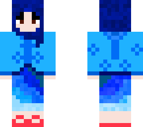 Gadis Kebaya Biru(Bertudung) | Minecraft Skin