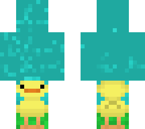 Baby duck minecraft poster - volfindia