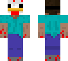 steve blood chicken | Minecraft Skins
