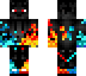 Elemental Black Wolf | Minecraft Skin