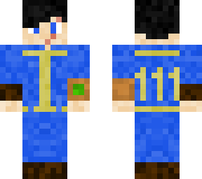 Fallout vault boy | Minecraft Skin